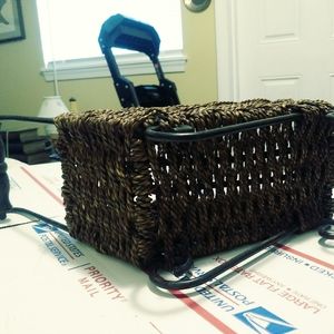 Pier 1 | Accents | Vintage Wicker Display Stand | Poshmark